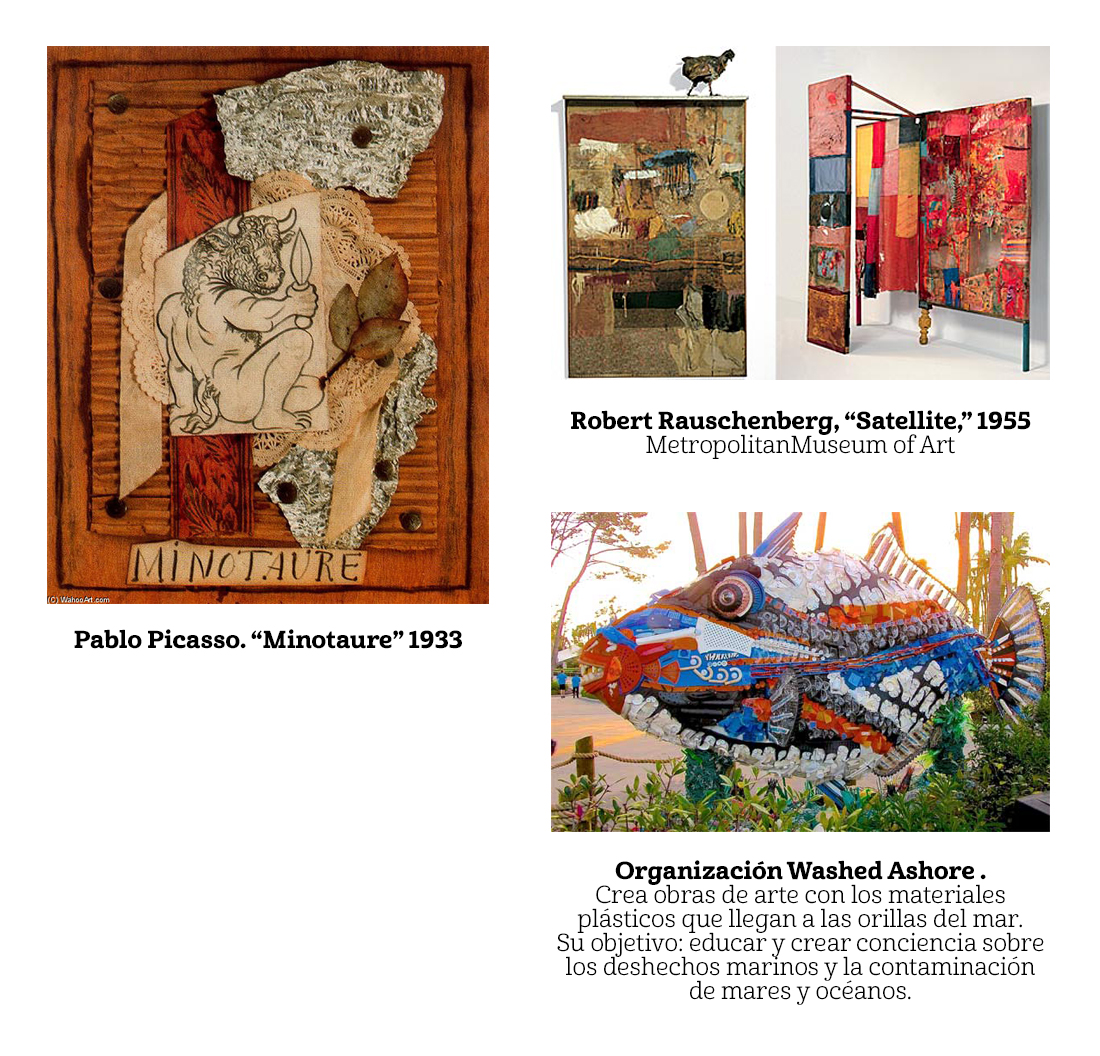 Collage De Objetos Reciclados Juguetes Caseros Para Practicar La