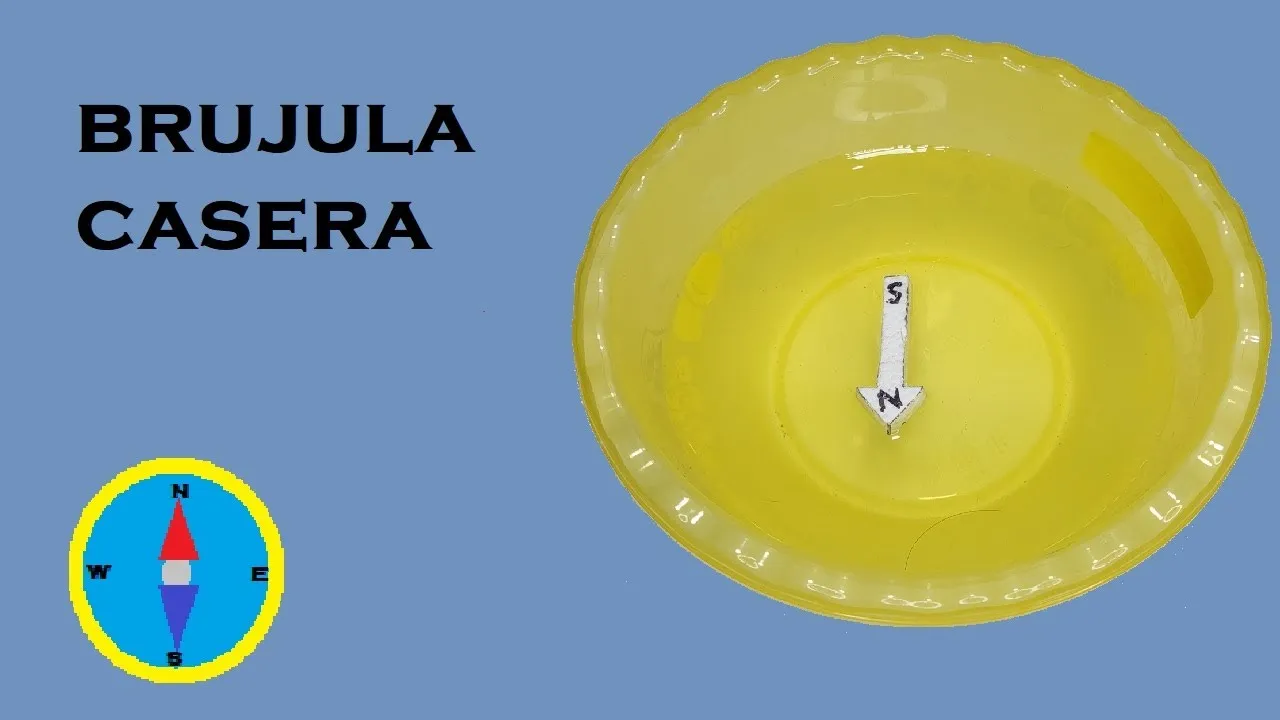 Cómo hacer una brújula casera con material reciclable | Reciclaje Contemar